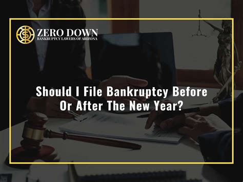 Should I File Bankruptcy Before Or After The New Year