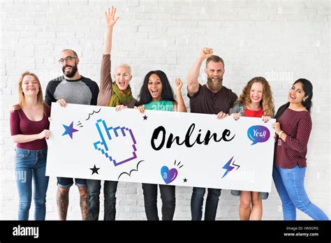 Mouse Pointer Hand Icon Technology Concept Stock Photo Alamy