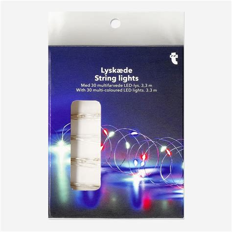 Multi Coloured Led String Lights 330 Cm Flying Tiger Copenhagen