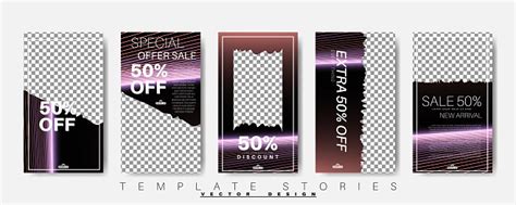 편집 가능한 스토리 배경 템플릿입니다 소셜 미디어에 대한 벡터 현대 디자인 배경 레이아웃 템플릿을 게시합니다 0명에 대한 스톡 벡터 아트 및 기타 이미지 Istock