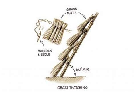 Grass Thatching Primitive Survival Survival Shelter Survival