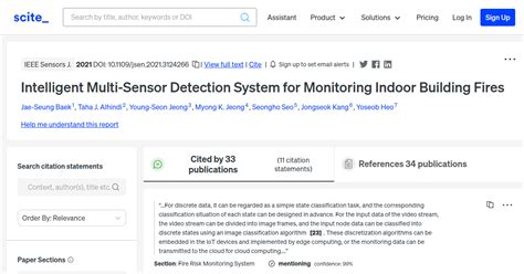 Intelligent Multi Sensor Detection System For Monitoring Indoor Building Fires