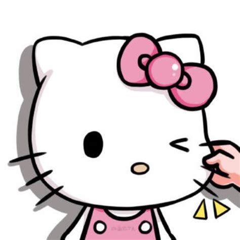 哈喽kitty头像简笔画 hello kitty可爱萌头像 犀牛图片网
