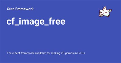 Cfimagefree Cute Framework