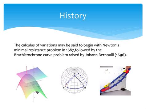 Seminar Calculus Of Variation Ppt