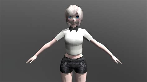 Stephanie Fbx Rigged Character 3d Model By Microcyb [dca409e] Sketchfab