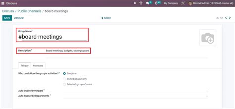 Overview Of Odoo 16 Discuss App