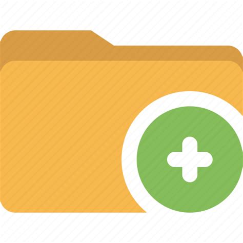 Add Document Folder Plus Icon