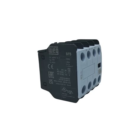 Bloco De Contato Frontal Bfb 11 1na 1nf Azul Weg