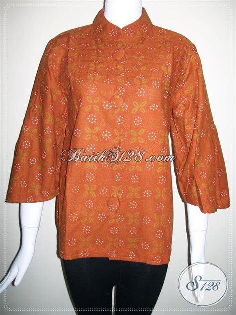 Blus Batik Kerja Untuk Wanita Modern Model Blus Batik Ofneisel Bls Ct