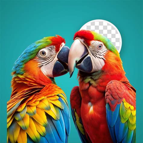 Premium Psd Closeup Of Two Birds In Love