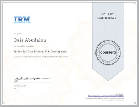 Ibm Python Datascience Ai Development Learning Growth Qais