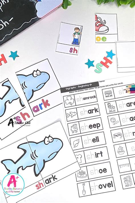Sh Digraph Activities A Plus Teacher Club