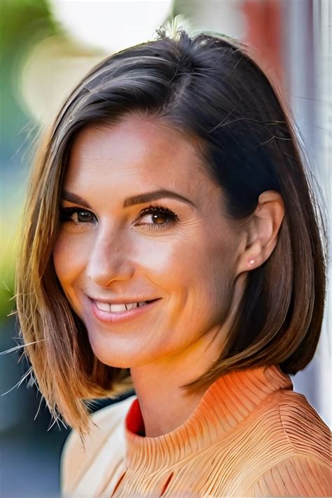 Side Swept Bangs With Medium Bob Thehairstyletrends