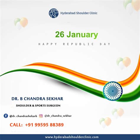 Happy Republic Day Shoulder Clinic Hyderabad
