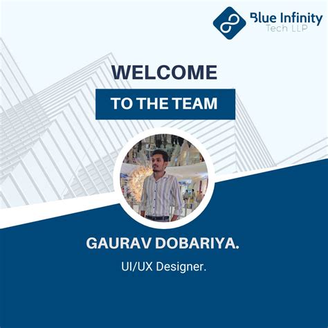 Blue Infinity Tech Llp On Linkedin Newhire Welcometotheteam Team