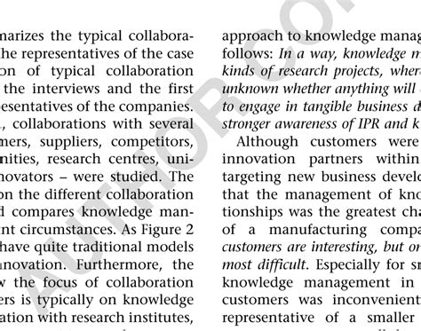 Typical Inter Organizational Innovation Partners In Knowledge Download Scientific Diagram