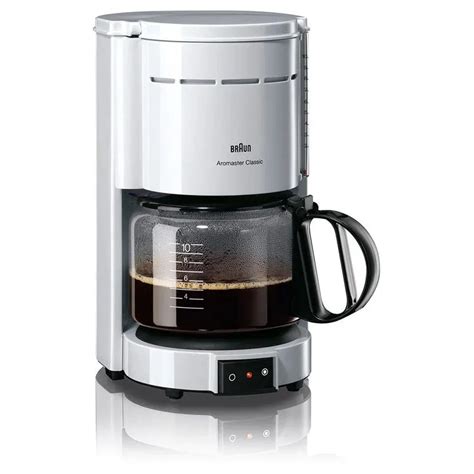 Braun Kf 471 Classic Drip Coffee Maker White Techinn