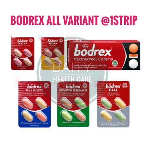 Jual Bodrex Extra Bodrex Flu Bodrex Migra Bodrex Flu Dan Batuk Pe