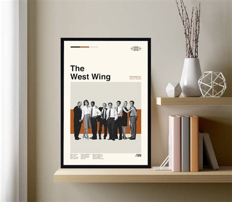 The West Wing Posters The West Wing Movie Minimalist Art Movie Poster Vintage Retro Modern
