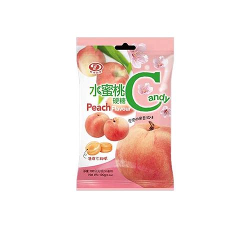 Gc Peach Flavour Candy 100g Oriental Shop