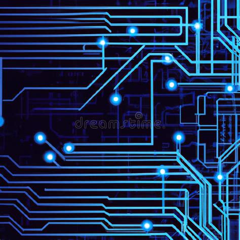 Abstract Circuit Cyberspace Design Digital Illustration Stock Illustration Illustration Of