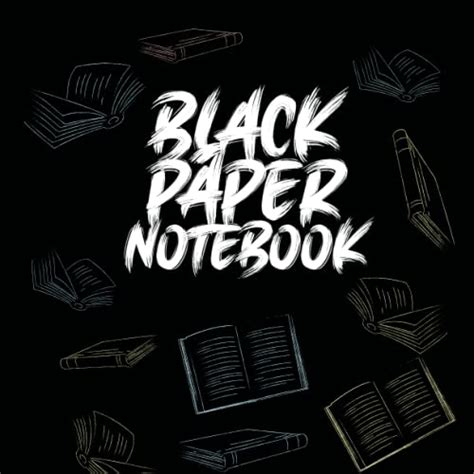 Black Paper Notebook With Lined Pages Black Paper Sketchbook And Drawing Pad For Artists