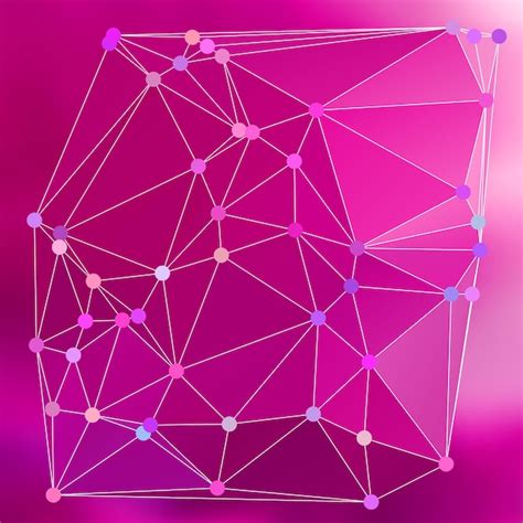 Premium Vector Modern Abstract Background Triangles 3d Effect Glowing Light44