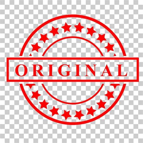 투명 효과 배경에서 Simpe 벡터 빨간색 원 고무 스탬프 효과 원본 프리미엄 벡터