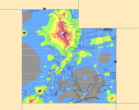 Light Pollution Map Idaho Light Pollution Map Idaho