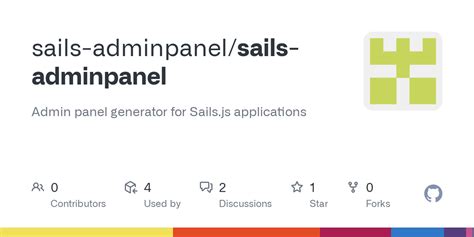 github sails adminpanel sails adminpanel admin panel generator for