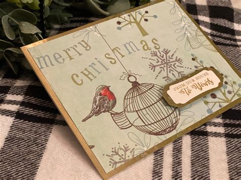 Handmade Christmas Cards Set Of 6 Etsy