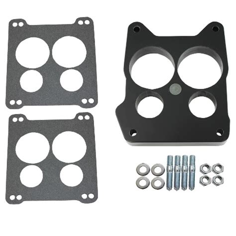 1 Phenolic Carburetor Spacer Quadrajet 4 Bbl Hole Ported W Gaskets