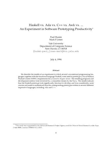 خرید کتاب Haskell Vs Ada Vs C Vs Awk Vs An Experiment In Software