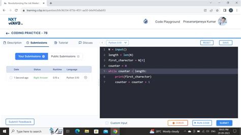 Y Prasananjaneya Kumar On Linkedin Day28 Nxtwaveinsentive2 Pythonprogramming