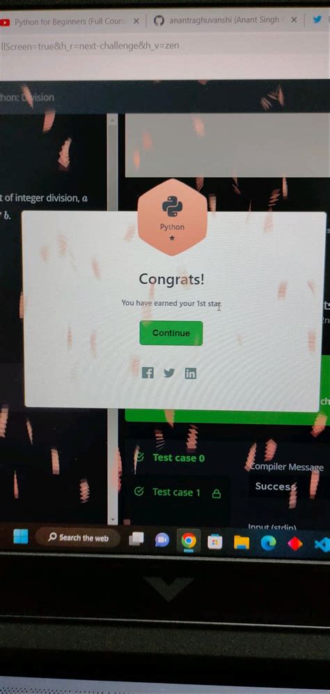 Anushka Singh Raghuvanshi On Linkedin Python Hackerrank