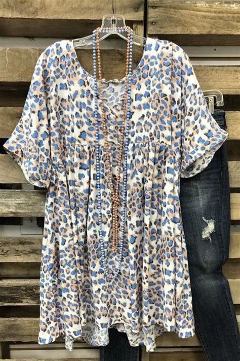 Polka Dot Print T Shirt