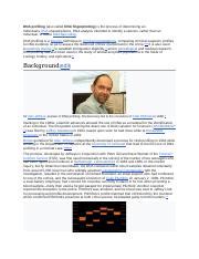 DNA Profiling Docx DNA Profiling Also Called DNA Fingerprinting Is The Process Of Determining