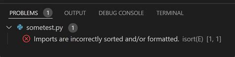 Test The New `isort` Extension · Issue 18997 · Microsoftvscode Python