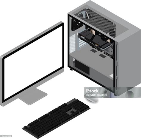 An Illustration Of The Components Of A Basic Computercomputer Technology In The Workplace