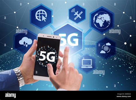 5G Technology Concept High Internet Speed Stock Photo Alamy