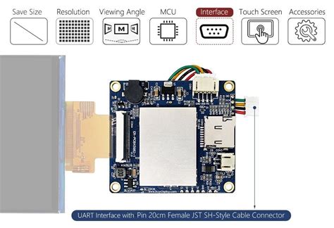 4 Inch Square Hmi Display 480x480 Intelligent Smart Uart Tft Lcd