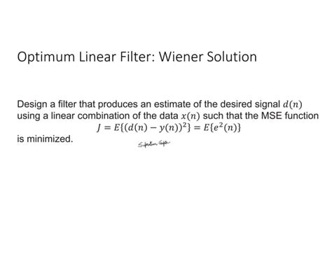 lecture notes on adaptive signal processing 1 pdf