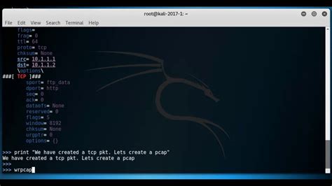 Create Single Tcp Packet Using Scapy Youtube