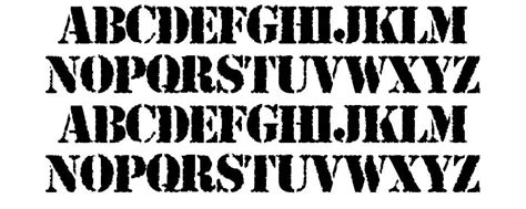 Army Rust Font By Jayde Garrow Fontriver