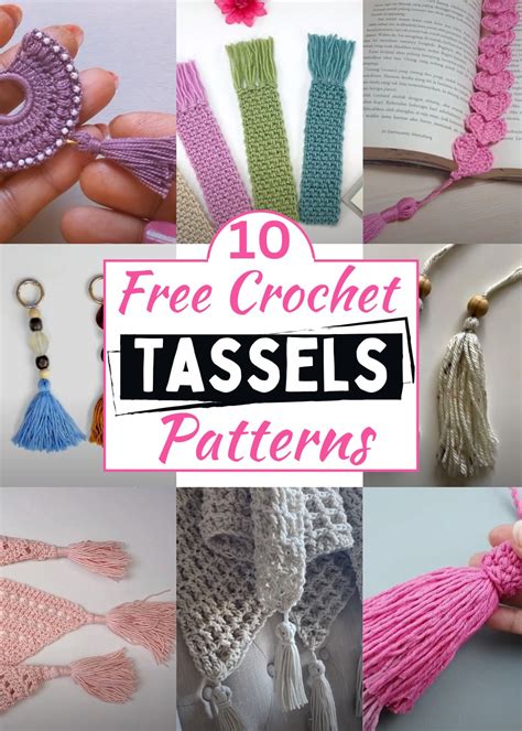 10 Crochet Tassels Patterns For All Crochet Accessories Red Agape Blog