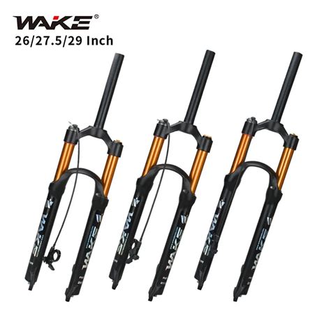 웨이크 산악 자전거 Suespension 프론트 포크 리모콘 2627529 인치 286mm Mtb 자전거 프론트 포크 튜브 사이클링자전거 포크 Aliexpress
