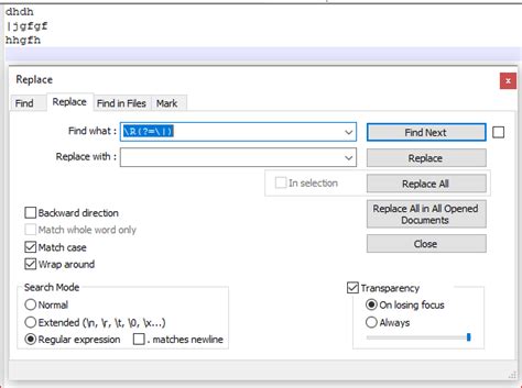 Como Retroceder Caracteres De Nova Linha No Notepad Computer
