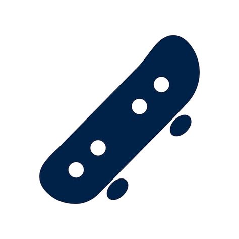 Premium Vector Skateboard Icon Vector Design Illustration