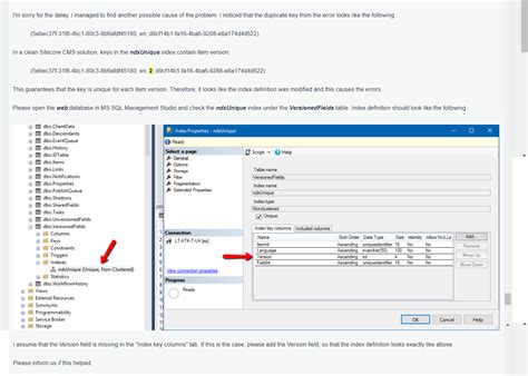 C Sitecore Throwing Exception For Unique Index When We Try To